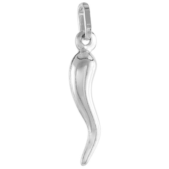 Accessories | Sterling Silver Italian Horn Made In Italy 1 Inch Tall ...
